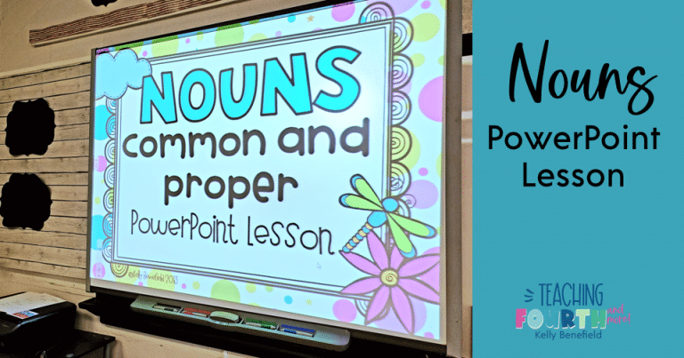 5 Fun Ideas for Teaching Nouns - Teaching Fourth and more!