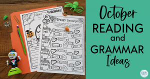 Great October Classroom Activities for Reading and Grammar to Engage ...