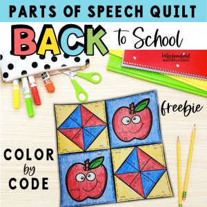 5 Parts of Speech Coloring Pages that Students will Love - Teaching ...