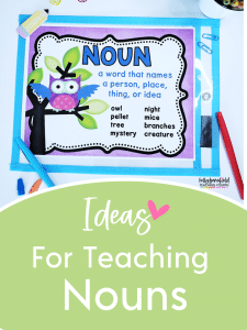 5 Fun Ideas for Teaching Nouns - Teaching Fourth and more!