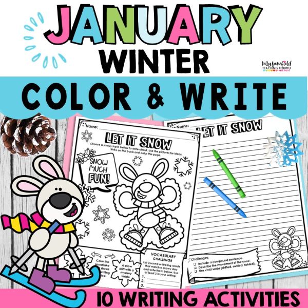 Low Prep Winter Writing Prompts that Are Student Engaging - Teaching ...